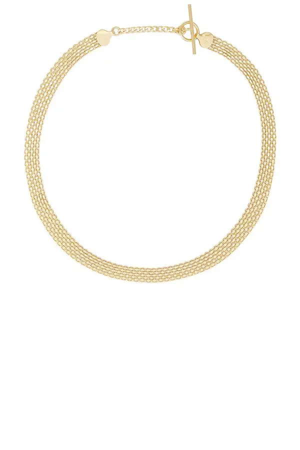 LOREN STEWART Chainmail Necklace - 14k Gold Vermeil