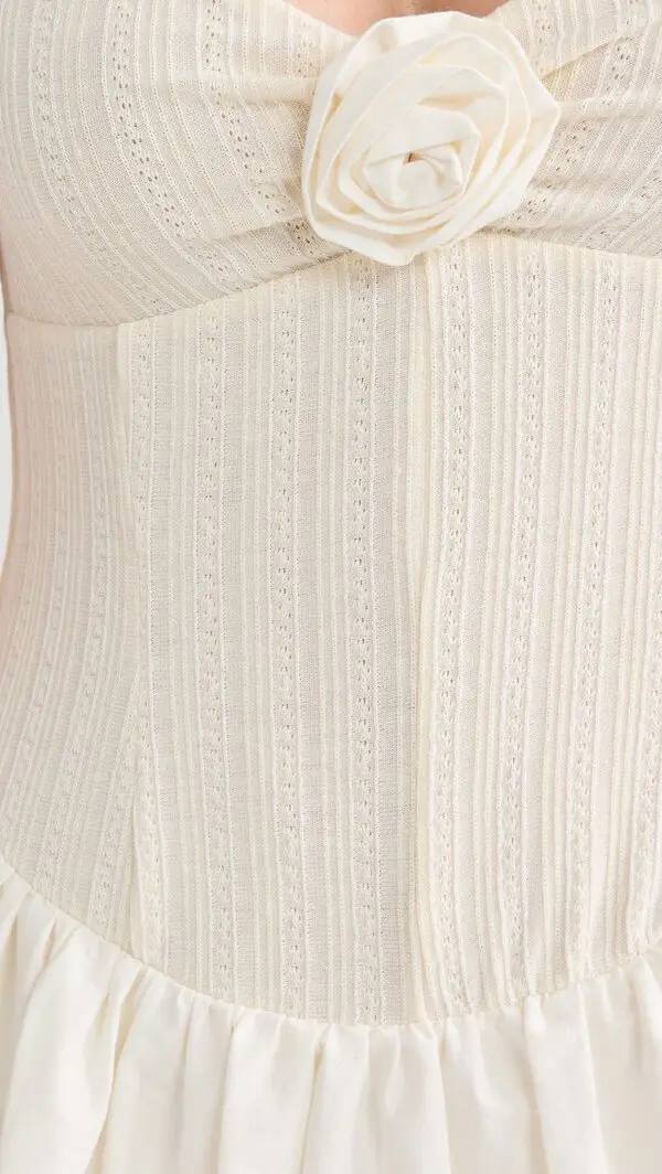 For Love & Lemons Billie Midi Dress In Cream - 60% Off | Editorialist