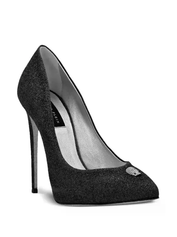 Philipp Plein Glitter Stiletto Pumps