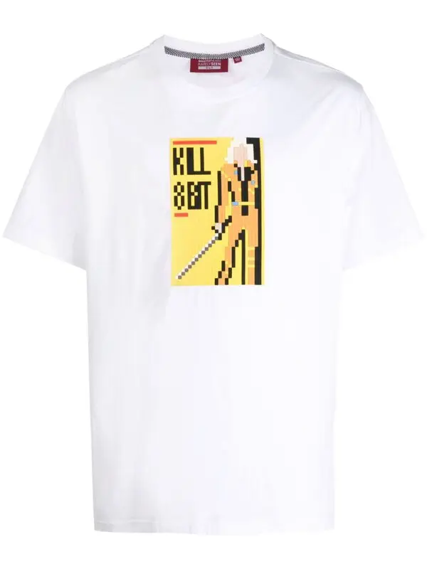 MOSTLY HEARD RARELY SEEN Kill 8bit Cotton T-shirt - White