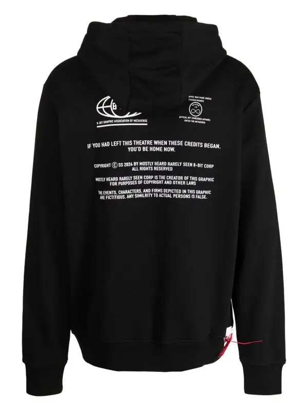 MOSTLY HEARD RARELY SEEN Graphic-print Cotton Hoodie