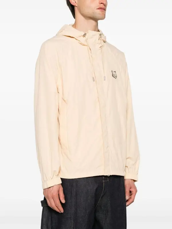 Maison Kitsuné Chillax Fox Hooded Windbreaker - Neutrals