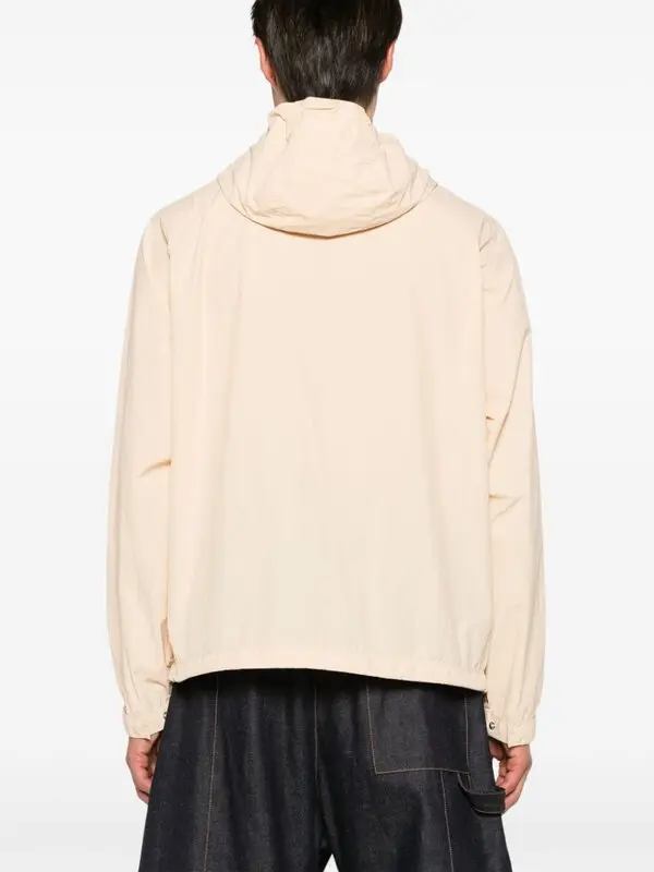Maison Kitsuné Chillax Fox Hooded Windbreaker - Neutrals