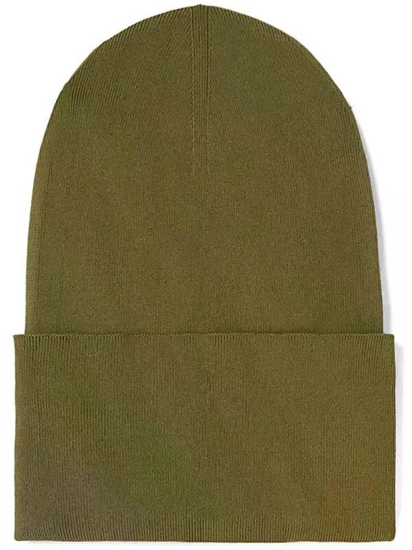 JIL SANDER Turn-up Ribbed Bucket Hat - Green