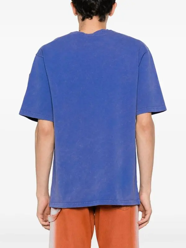 A-COLD-WALL* Overdye Logo Cotton T-shirt - Blue