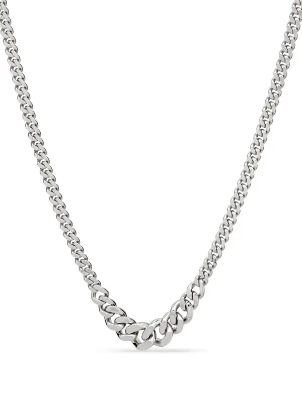 Tom Wood Recycled- Dean Chain Necklace - Silver