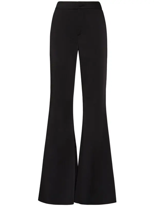Philipp Plein Flared Satin Trousers