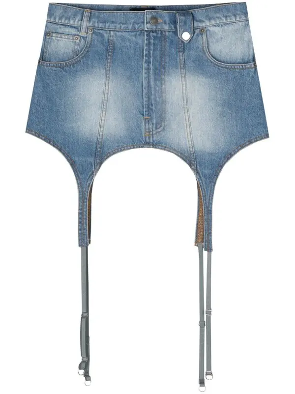 denim garter belt Leather & Jeans Garter Belt