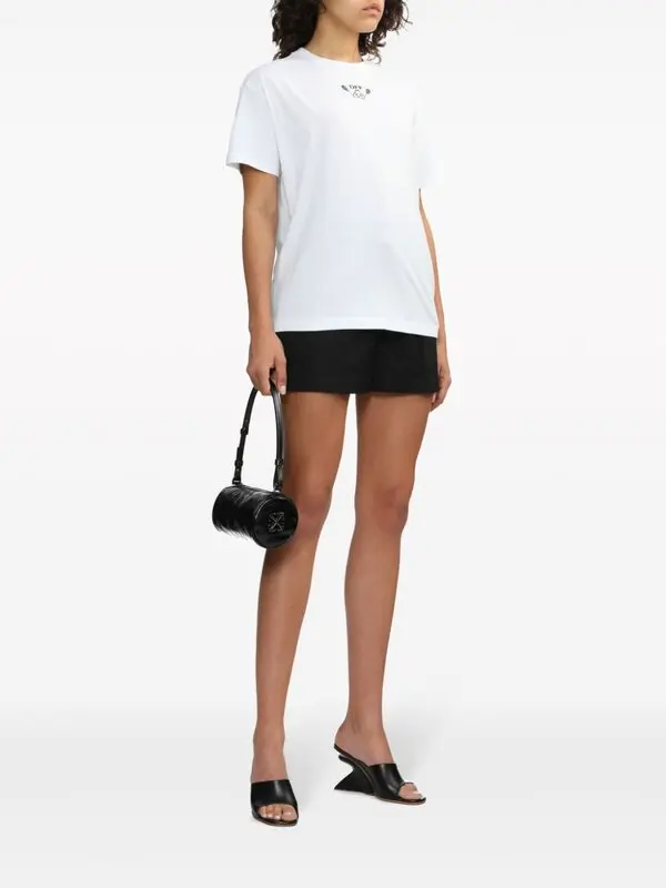 Off-White Pressed-crease Mini Shorts