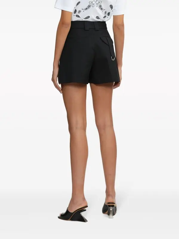 Off-White Pressed-crease Mini Shorts