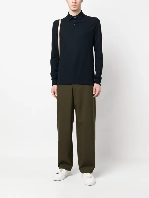 ZANONE Ice Cotton Polo Shirt - Blue