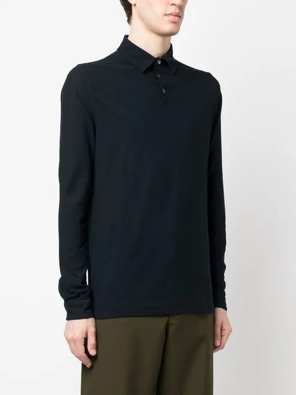 ZANONE Ice Cotton Polo Shirt - Blue