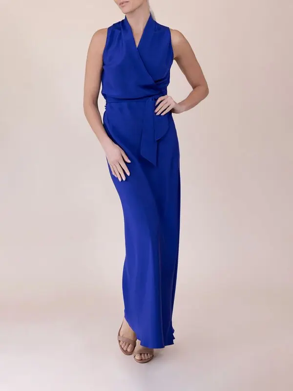 PETER COHEN Vickie Silk Maxi Dress