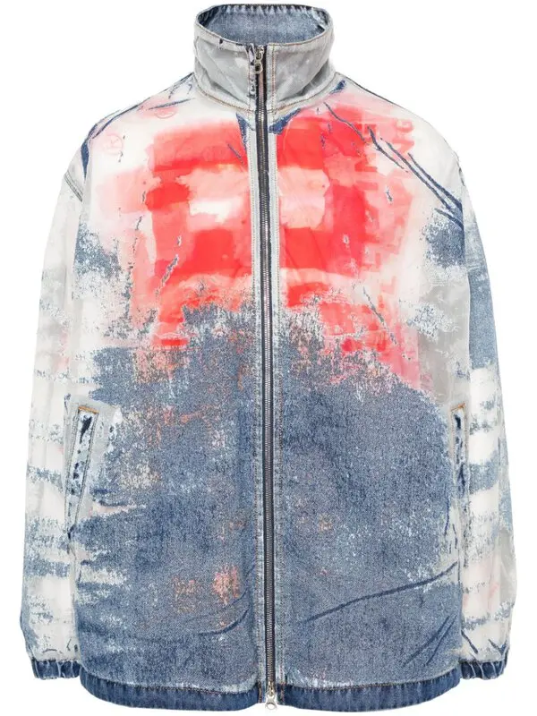 DIESEL® D-krap Devoré-effect Jacket
