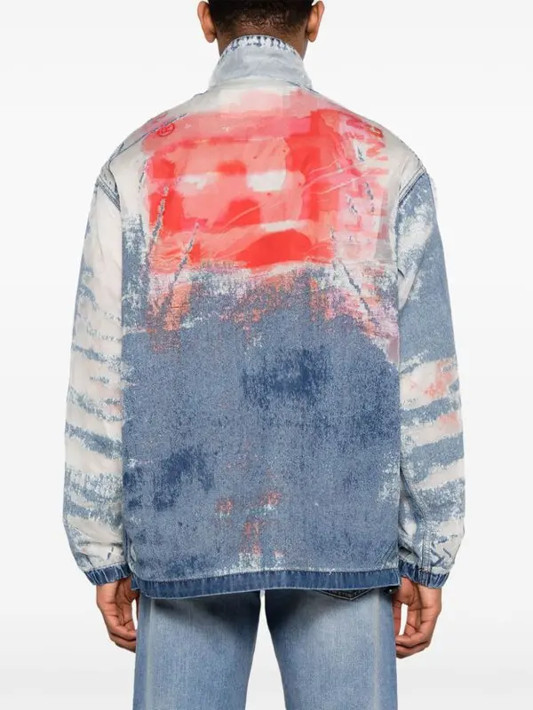 DIESEL® D-krap Devoré-effect Jacket