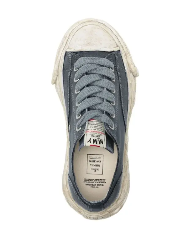 Mihara Yasuhiro Peterson23 Canvas Lace-up Sneakers - Blue