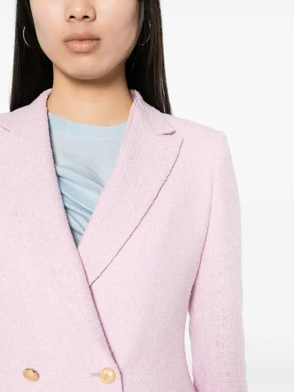 Tagliatore Double-breasted Bouclé Blazer