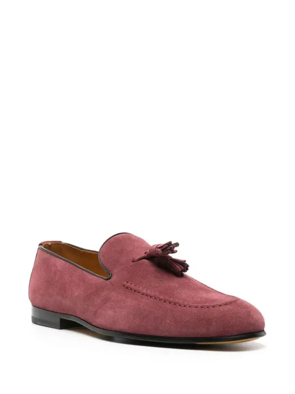 DOUCAL'S Tassel-detail Suede Loafers