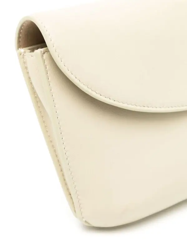 YU MEI Keriana Leather Clutch - Neutrals