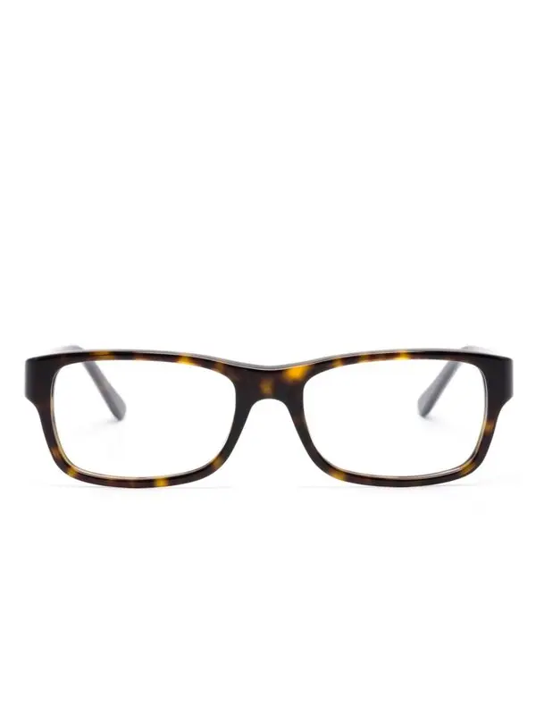Ray-ban Rectangle-frame Eyeglasses - Brown