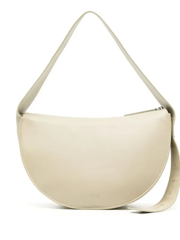 YU MEI Antonia Leather Shoulder Bag - Neutrals