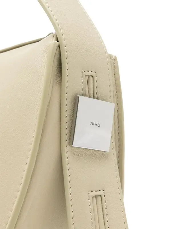 YU MEI Antonia Leather Shoulder Bag - Neutrals