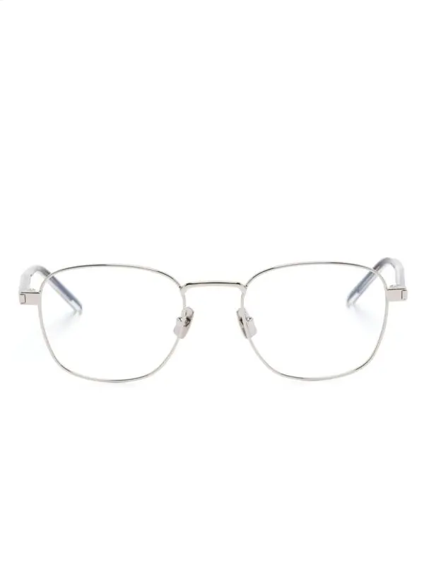 Saint Laurent Square Frame Glasses - Black