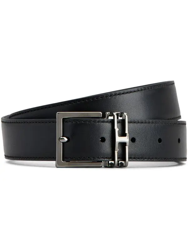 TOD'S Reversible Leather Belt - Black