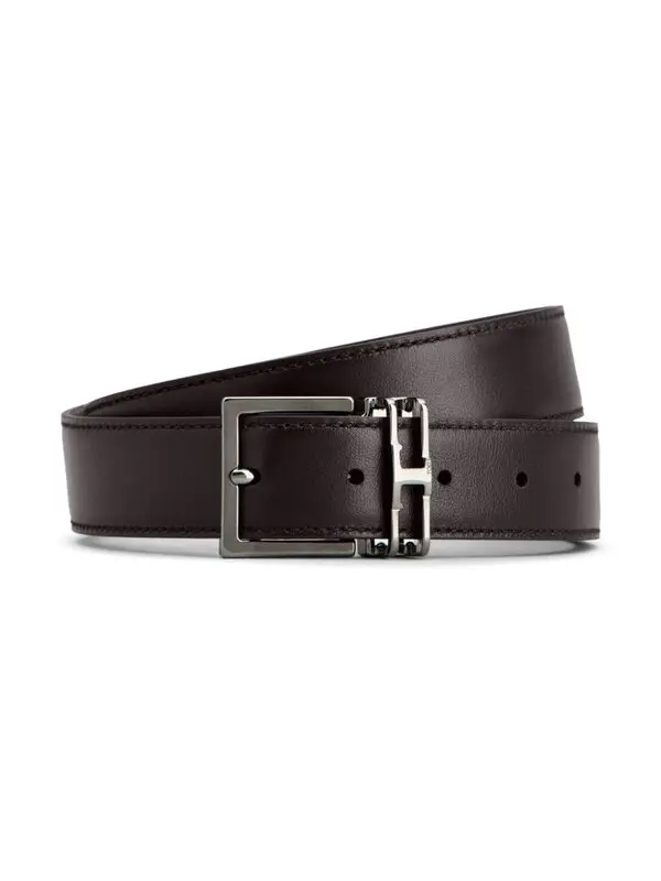 TOD'S Logo-buckle Leather Belt