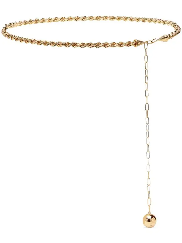 FERRAGAMO Bijoux Rope-chain Belt - Gold