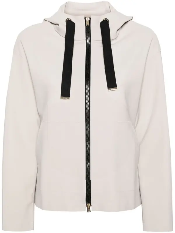 Herno Zip-up Hooded Jacket - Grey