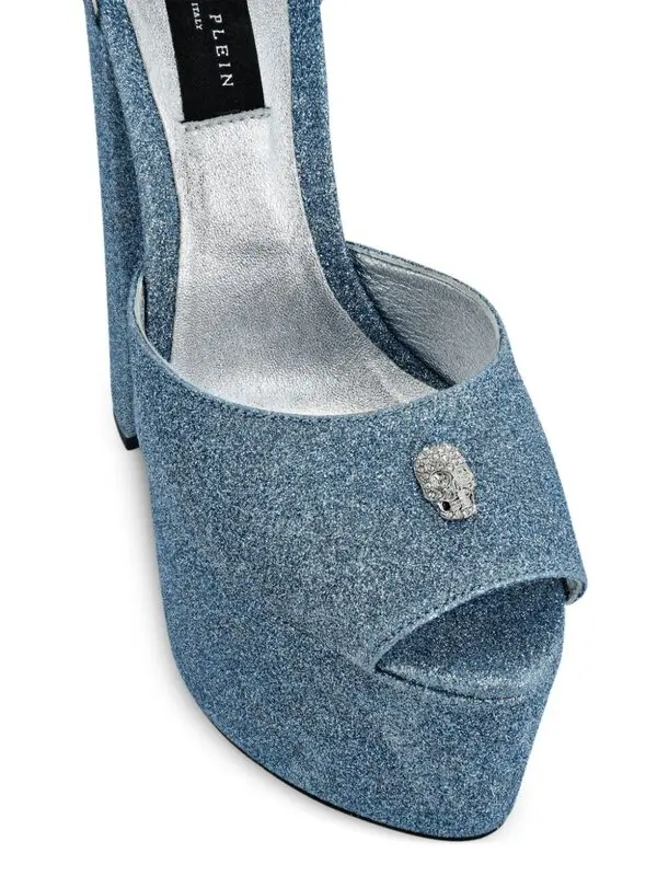 Philipp Plein Platform Pumps - Blue