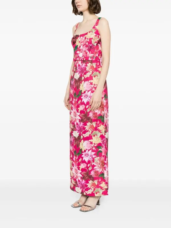 Sachin & Babi Lana Floral-print Gown - Pink