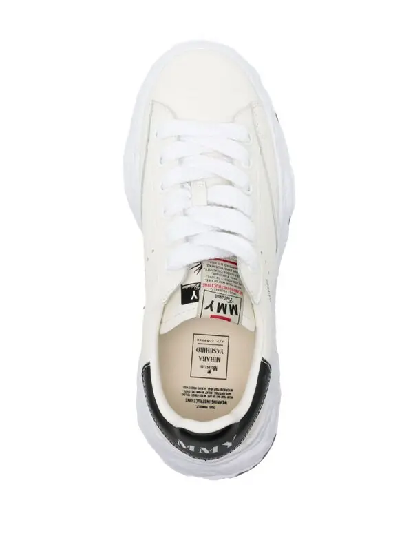 Mihara Yasuhiro Charles Leather Sneakers - White