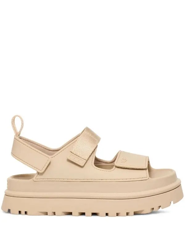 UGG Goldenglow Touch-strap Flatform Sandals - Neutrals