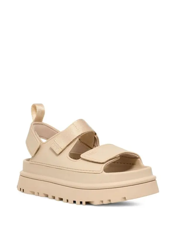 UGG Goldenglow Touch-strap Flatform Sandals - Neutrals