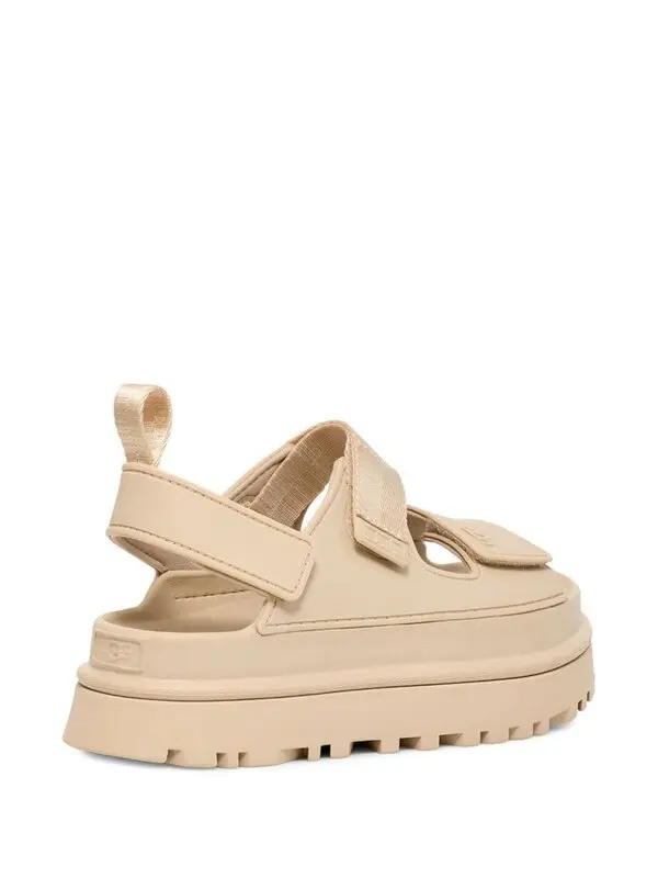 UGG Goldenglow Touch-strap Flatform Sandals - Neutrals
