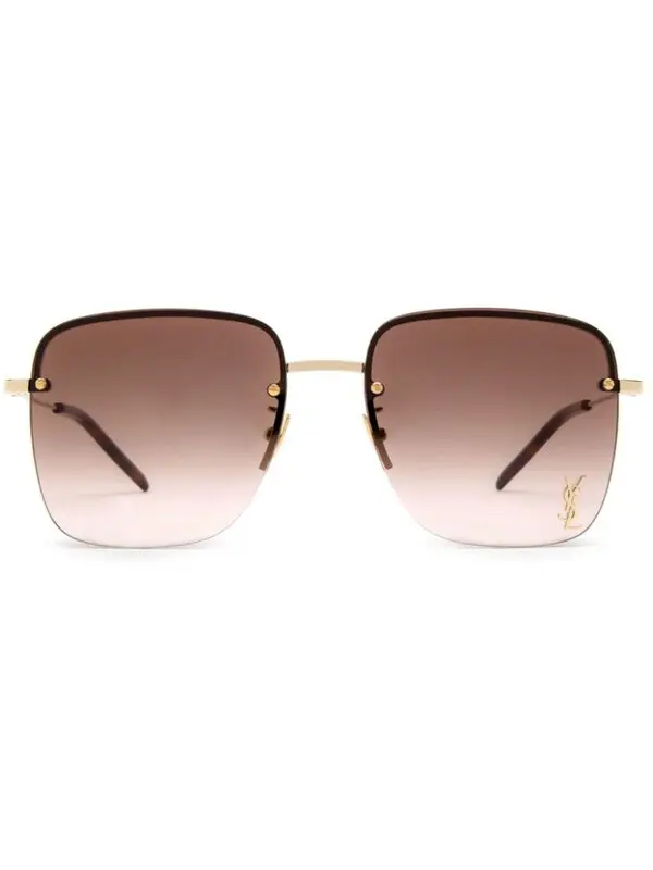 Saint Laurent Sl 312 Sunglasses - Gold