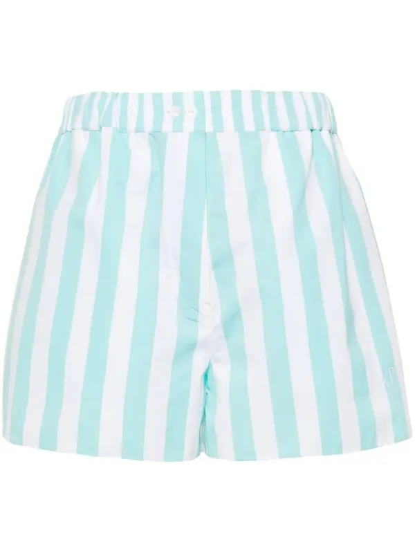 PATOU Striped Boxer Shorts - Green