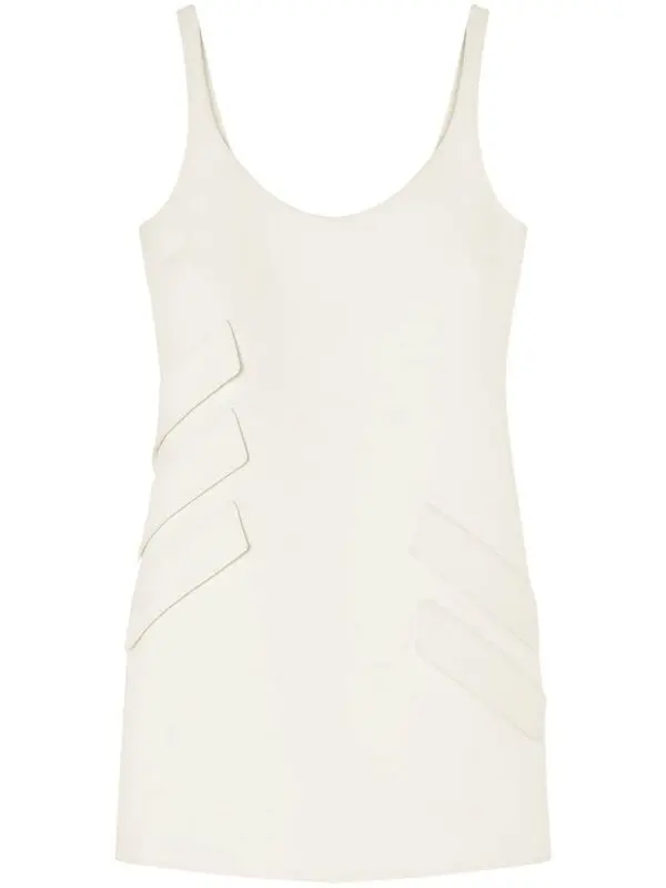 Versace Scoop-neck Mini Dress