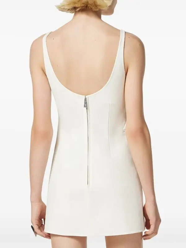 Versace Scoop-neck Mini Dress