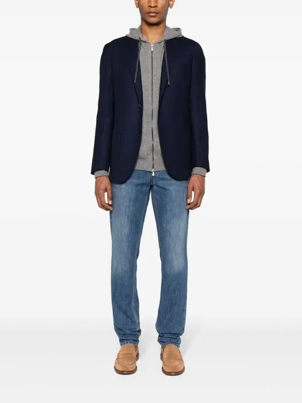 Corneliani Single-breasted Wool Blazer