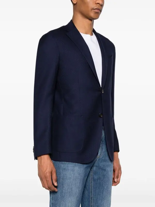 Corneliani Single-breasted Wool Blazer