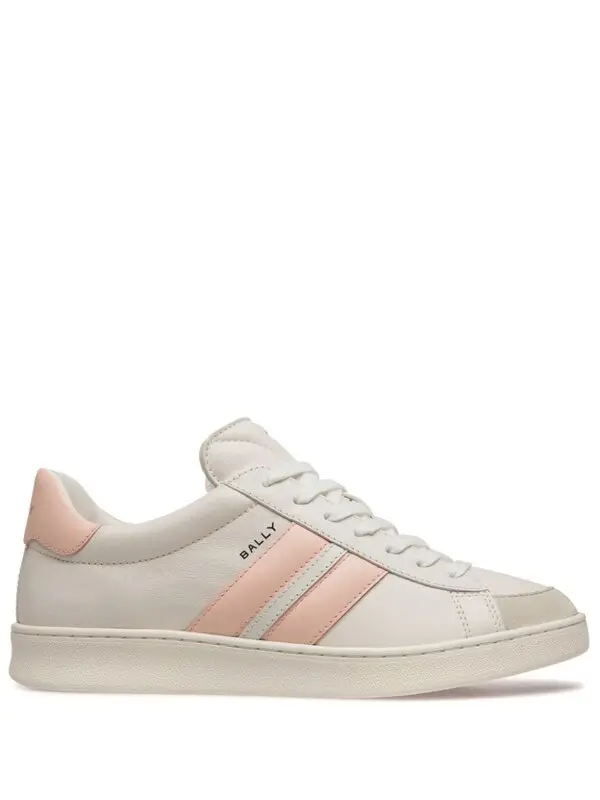Bally Tyger Leather Sneakers - White