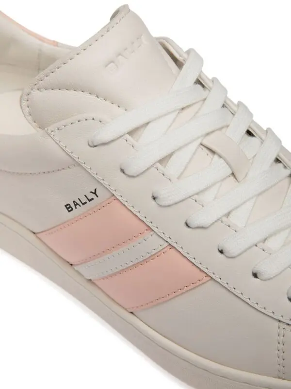 Bally Tyger Leather Sneakers - White