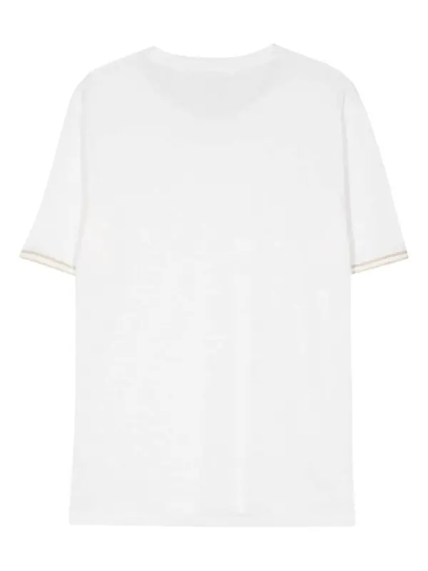 Eleventy Contrast-trim T-shirt