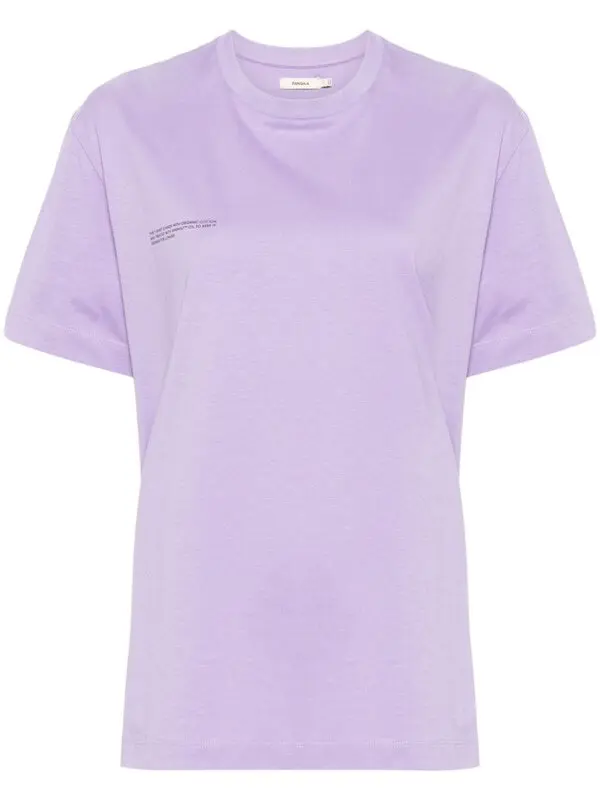 PANGAIA Slogan-print T-shirt - Purple