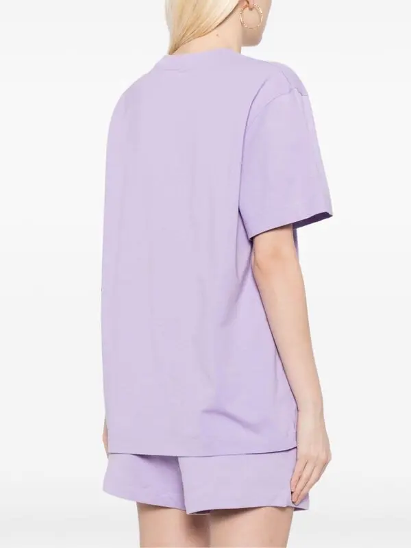 PANGAIA Slogan-print T-shirt - Purple