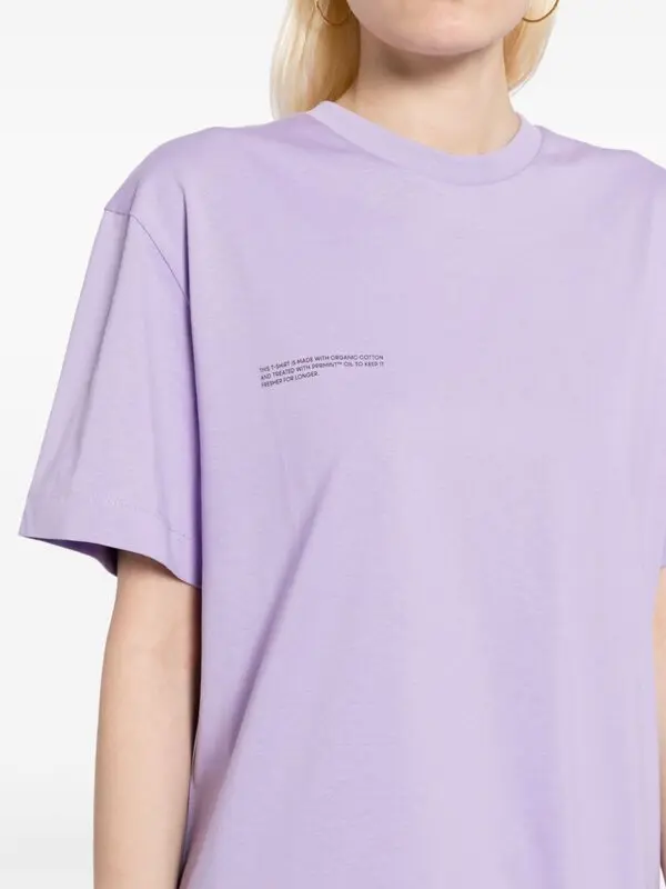 PANGAIA Slogan-print T-shirt - Purple