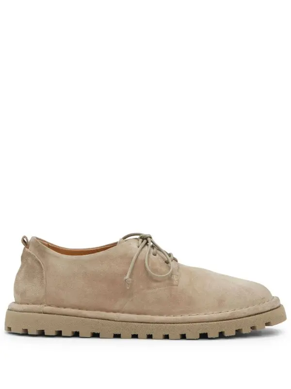 Marsèll Sancrispa Alta Suede Derby Shoes - Brown